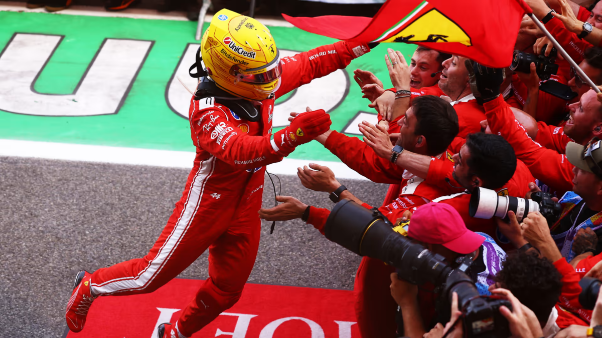 Ferrari vence com Hamilton e quebra seca que durava desde Sainz ...